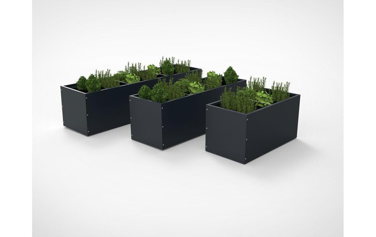 Herstera Garden Hochbeet »Metal Planter System 150 x 50 x 50 cm« bequem ...